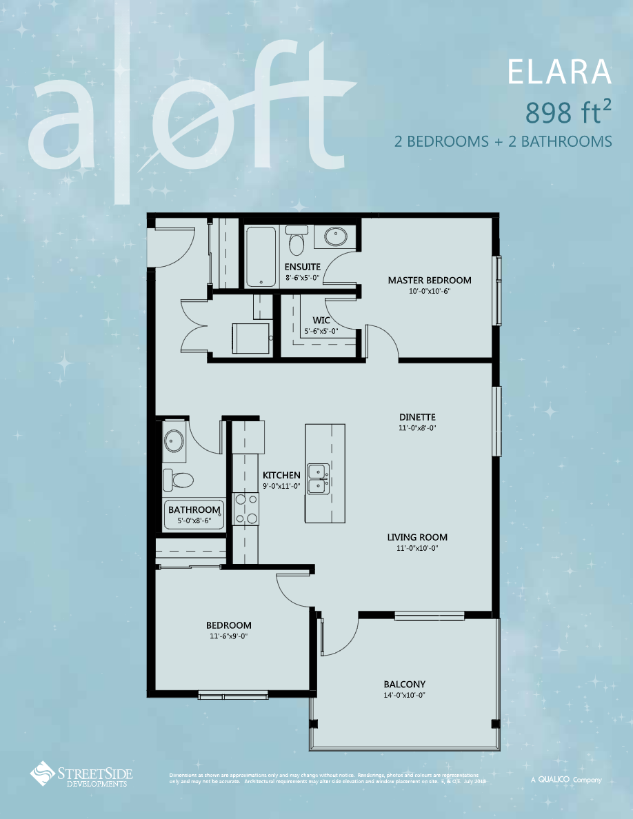 Aloft Tamarack - Elara Floor Plan, Edmonton AB | Livabl