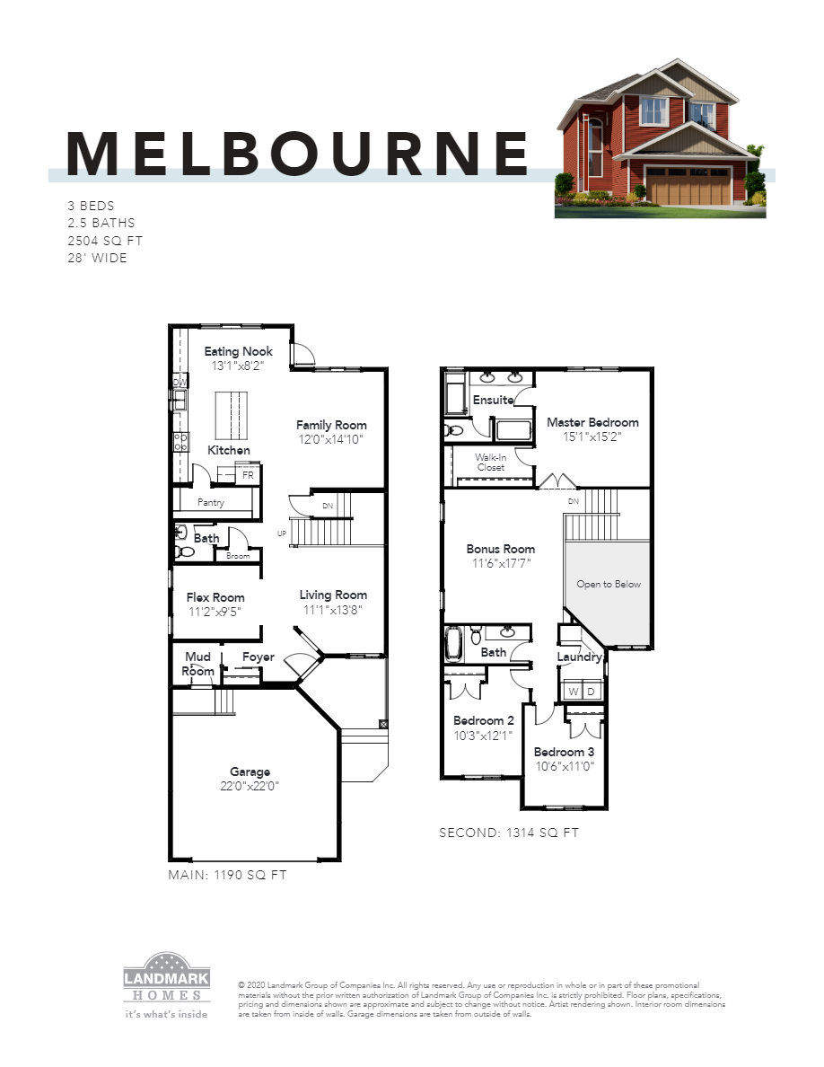 Laurel Crossing - Melbourne Floor Plan, Edmonton AB | Livabl