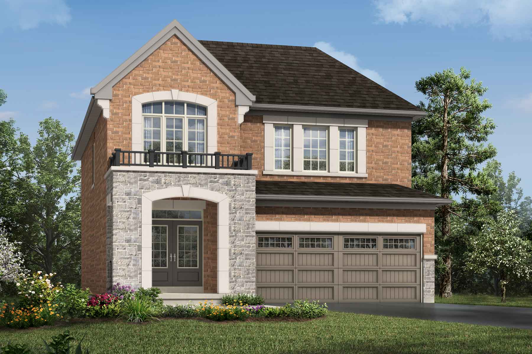 The Granby floor plan at Hawthorne East Village in Milton, ON