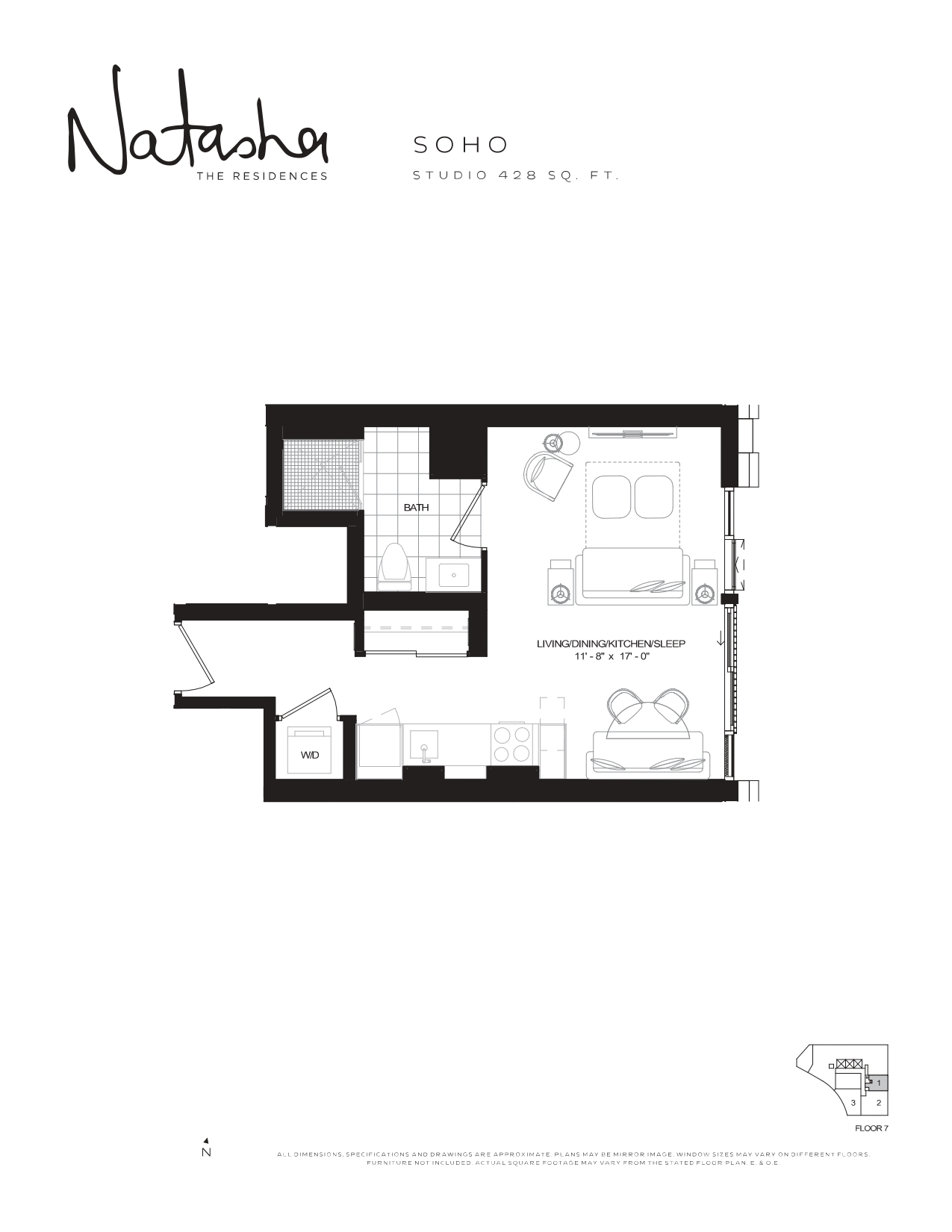 Natasha Residences - Soho Floor Plan, Toronto ON | Livabl