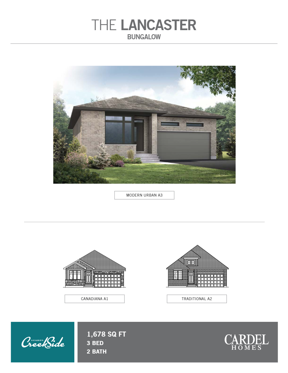 Creekside | Lancaster | Floor Plans and Pricing