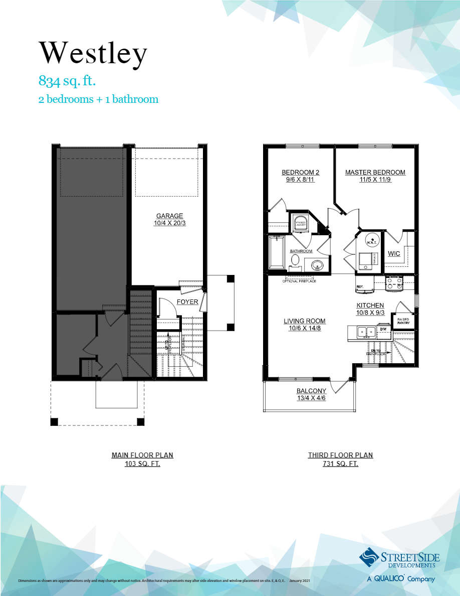 Altius Skyview Townhomes | Westley | Floor Plans and Pricing