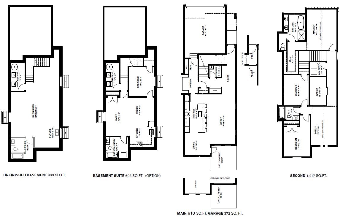 Copperstone at Copperfield - The Northwood Floor Plan, Calgary AB | Livabl