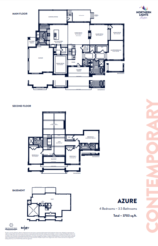 Northern Lights Muskoka - AZURE Floor Plan, Huntsville ON | Livabl