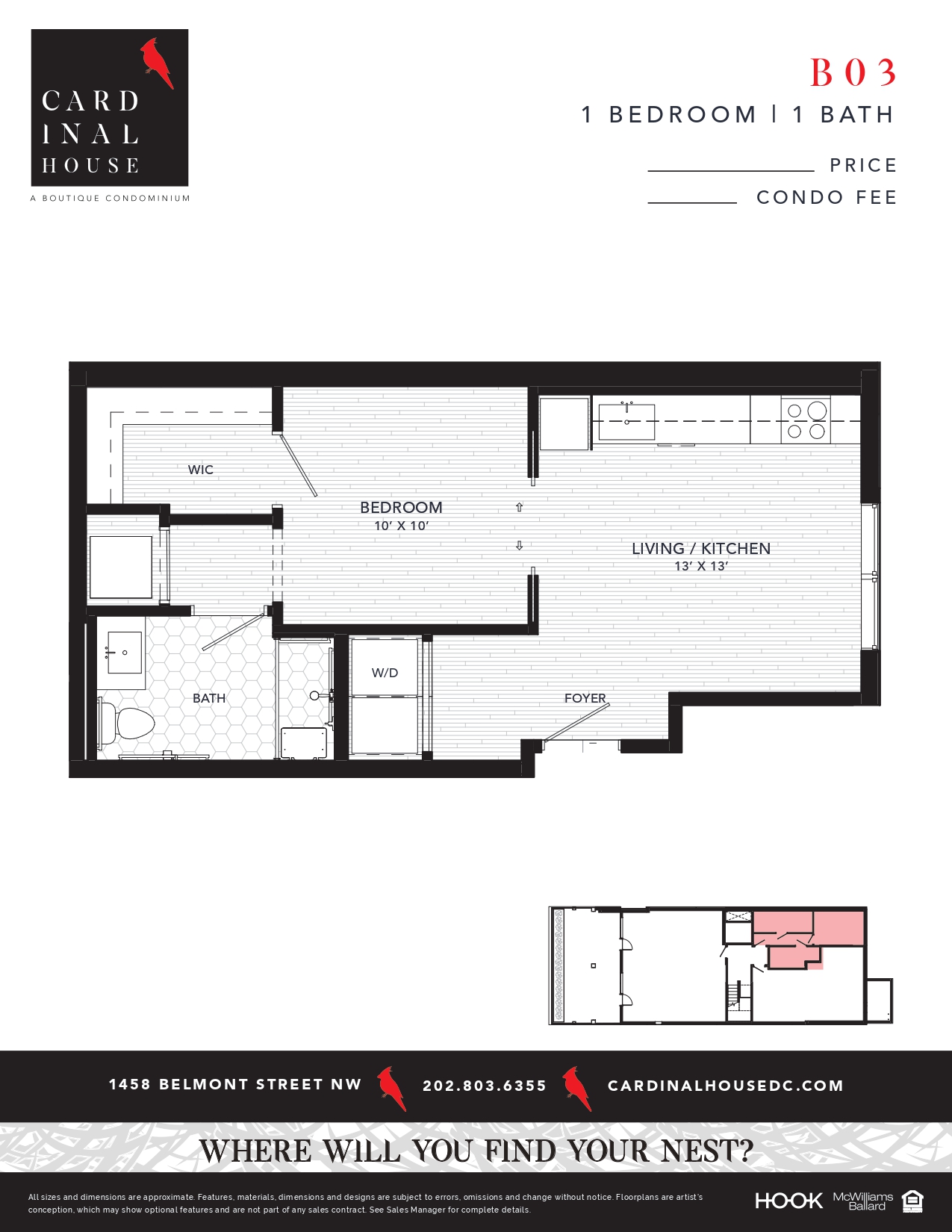 Cardinal House | B03 | Floor Plans and Pricing