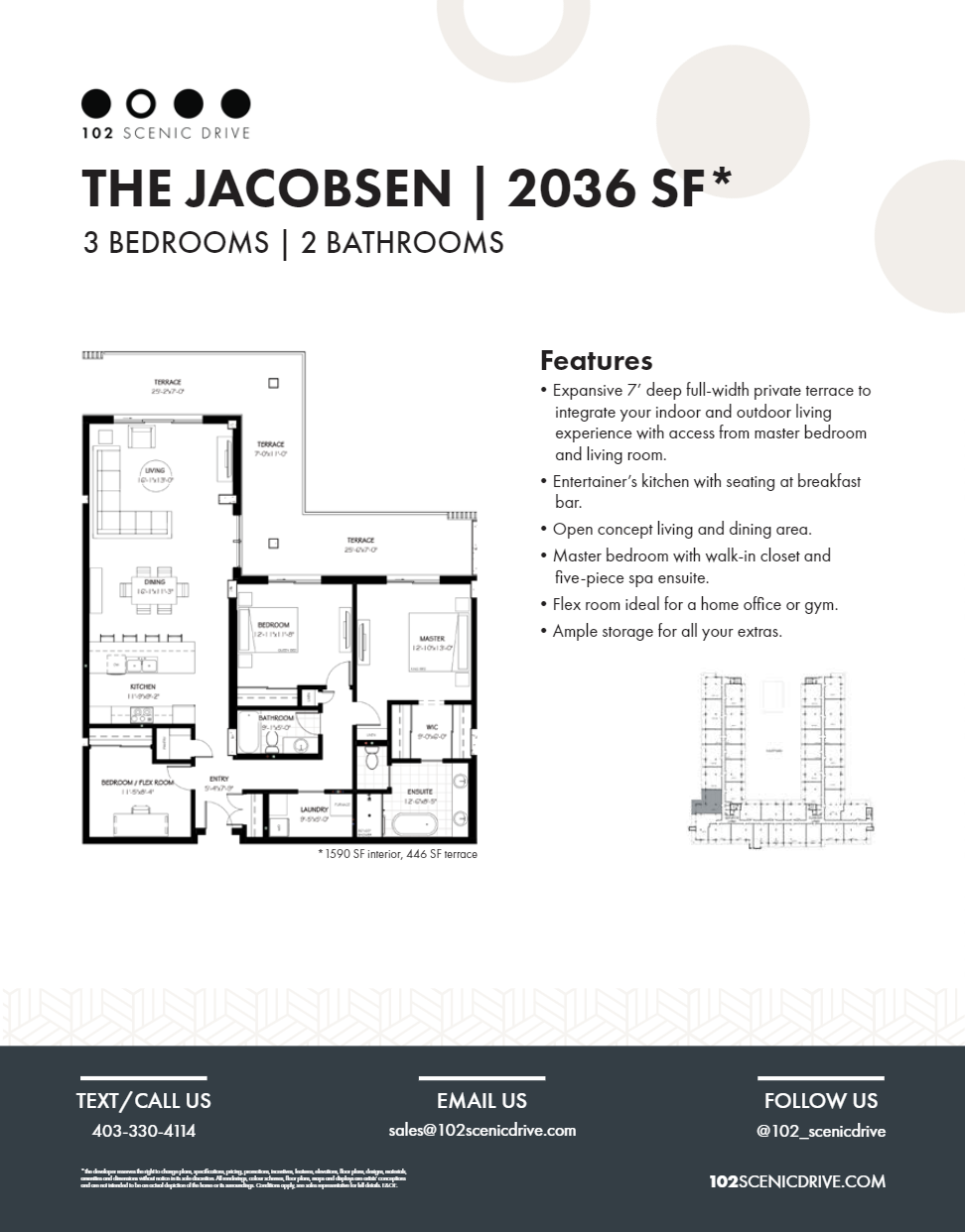 102 Scenic Drive - Phase 1 - The Jacobsen Floor Plan, Lethbridge AB ...
