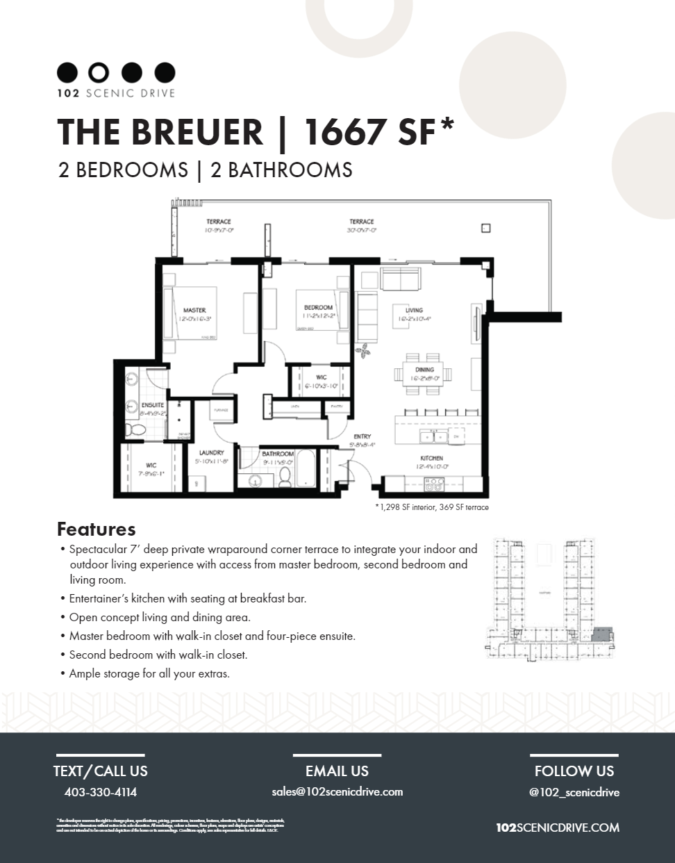 102 Scenic Drive - Phase 1 - The Breuer Floor Plan, Lethbridge AB | Livabl