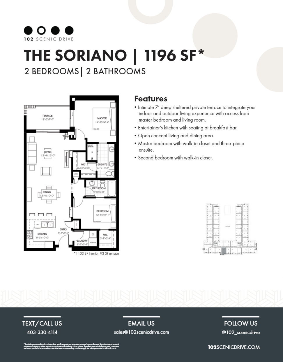 102 Scenic Drive - Phase 1 - The Soriano Floor Plan, Lethbridge AB | Livabl