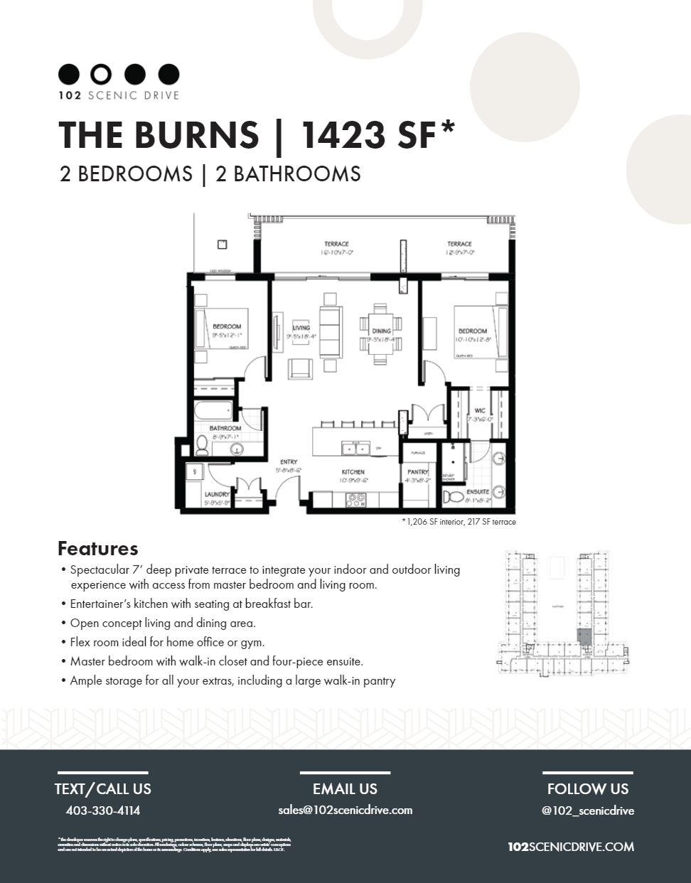 102 Scenic Drive - Phase 1 - The Burns Floor Plan, Lethbridge AB | Livabl