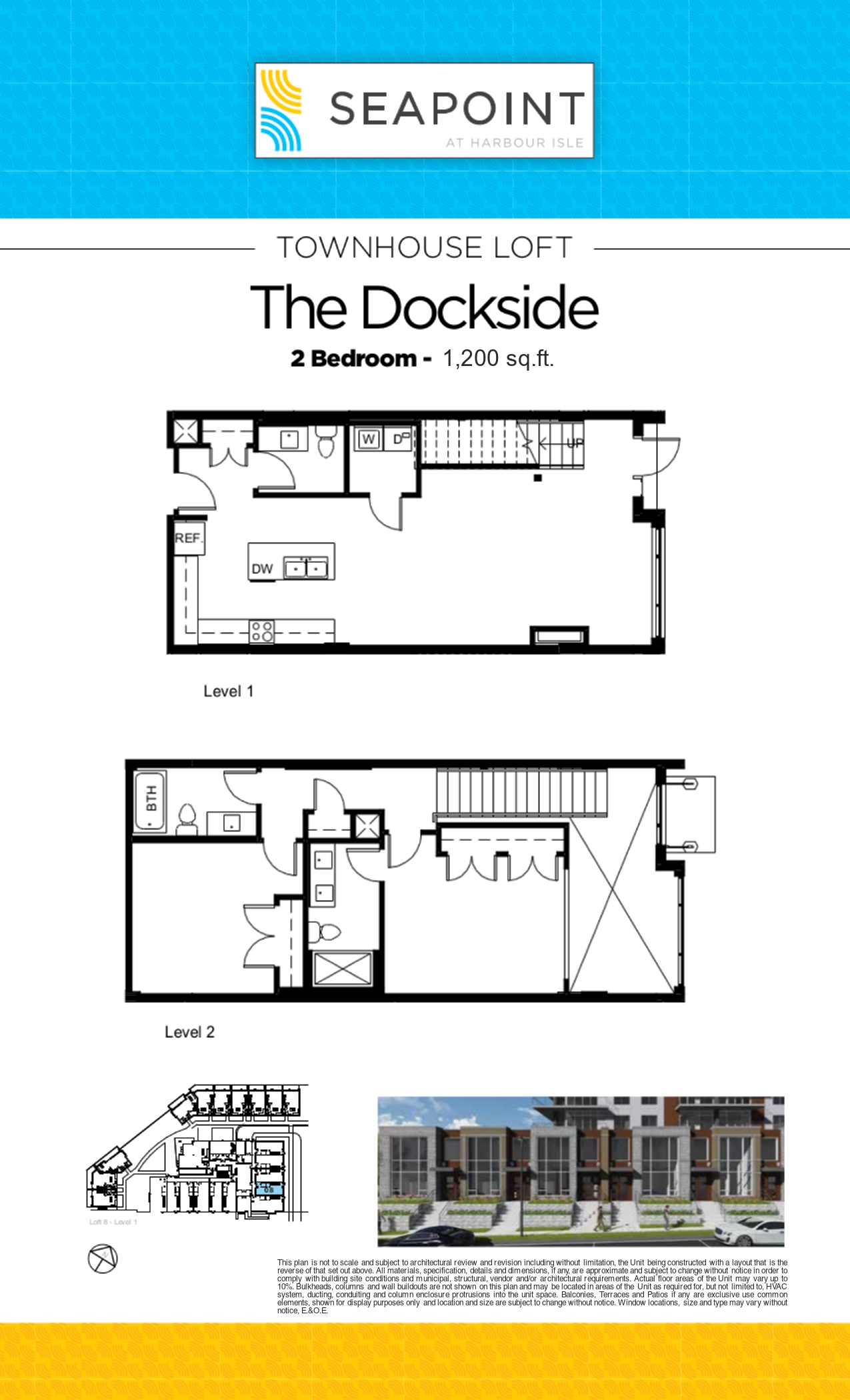 Seapoint at Harbour Isle - The Dockside Floor Plan, Halifax NS | Livabl