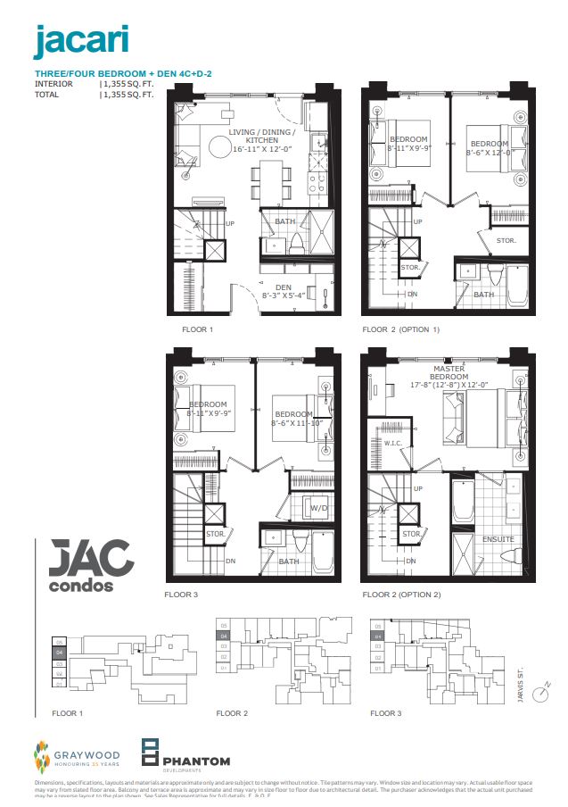 JAC Condos - Jacari Floor Plan, Toronto ON | Livabl