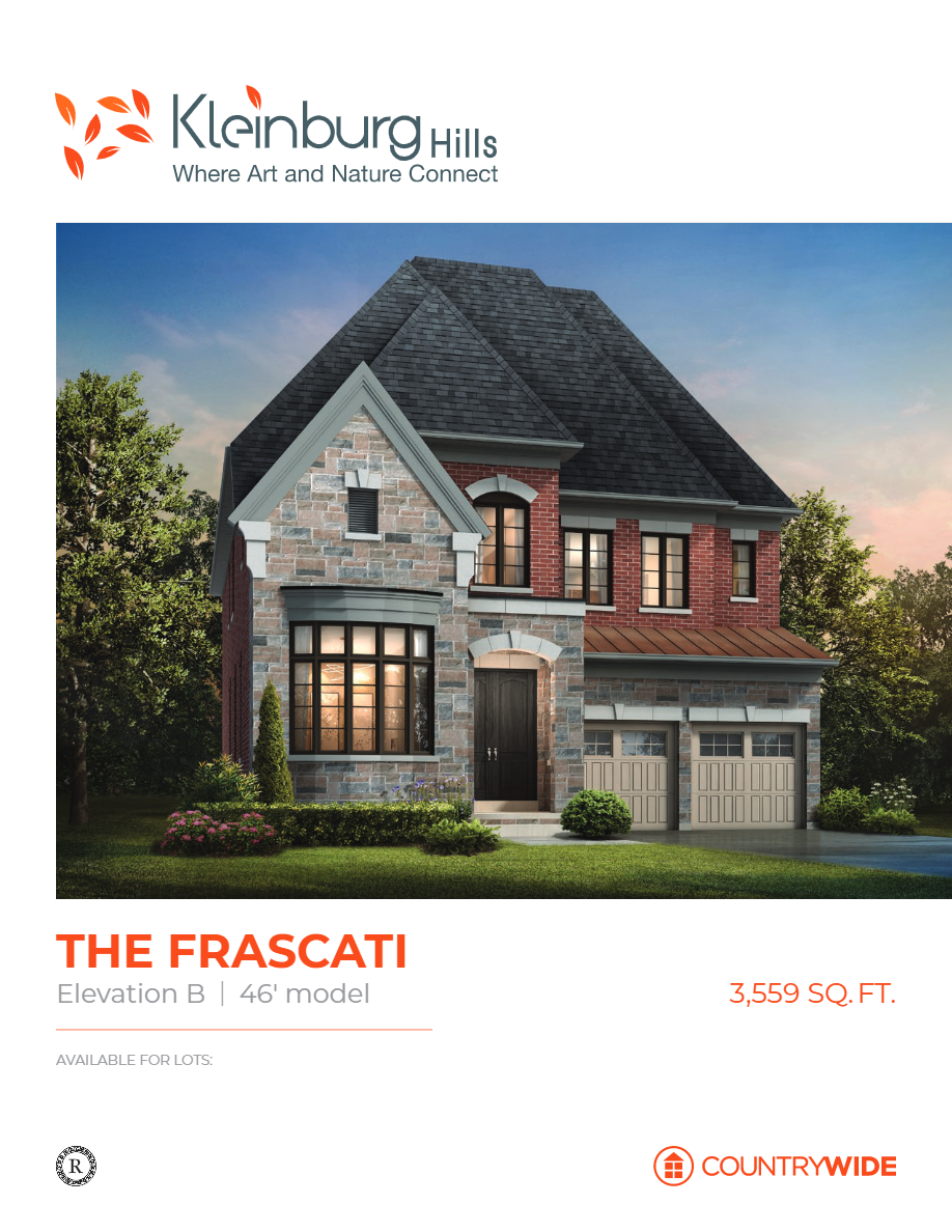 Kleinburg Hills - The Frascati - Elev. B Floor Plan, Vaughan ON | Livabl