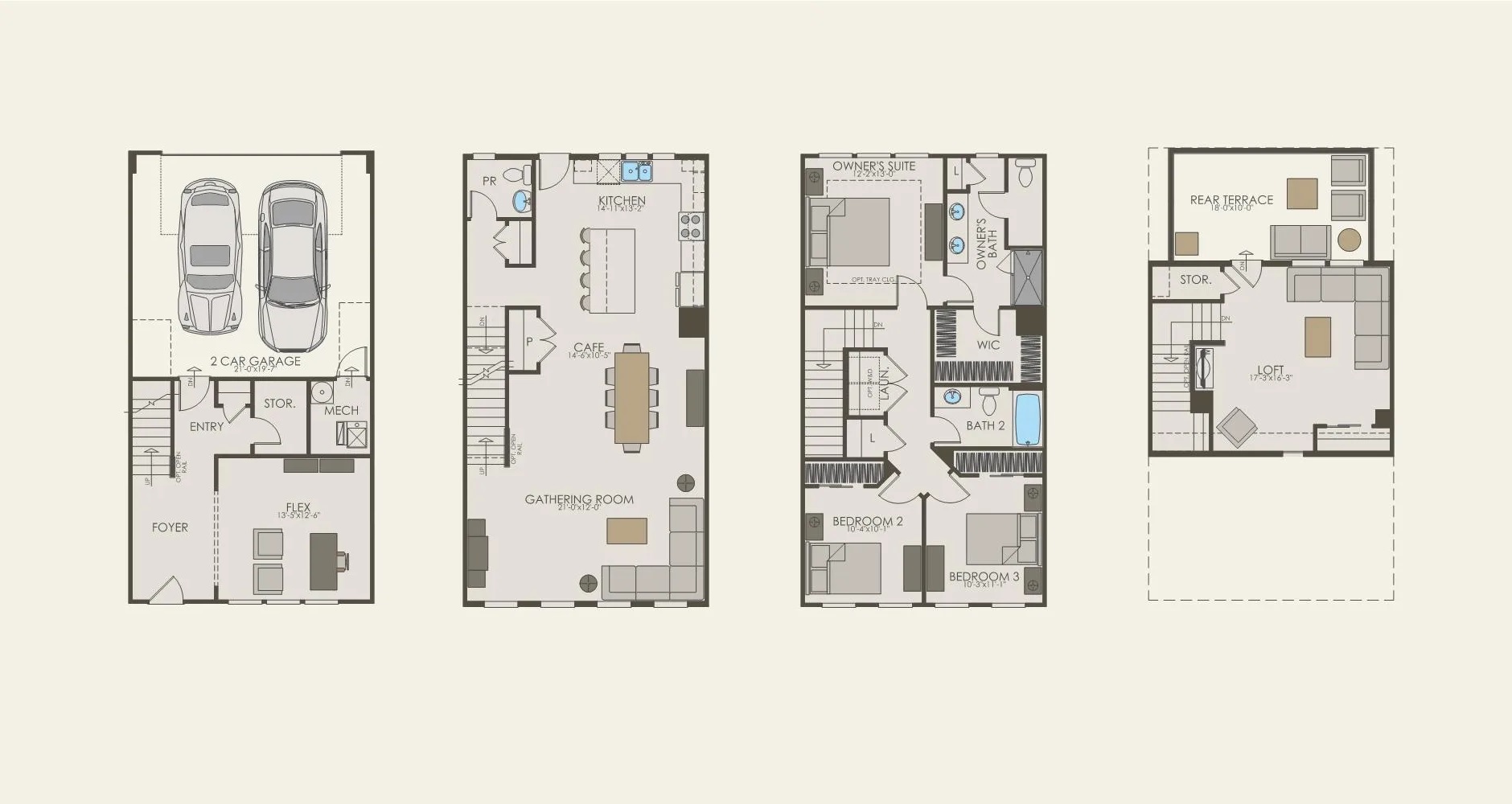 Watershed | Halston - End Unit | Floor Plans and Pricing