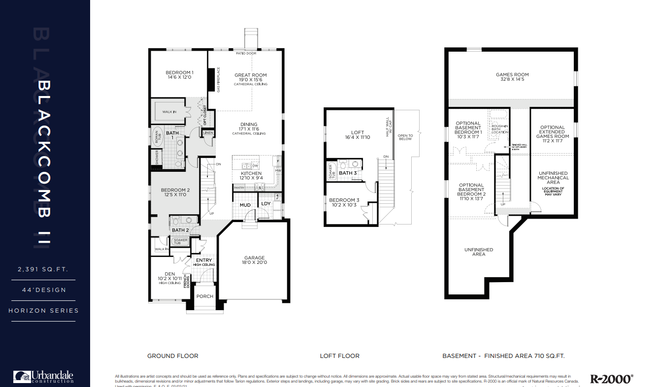 Cowan's Grove | Blackcomb II | Floor Plans and Pricing