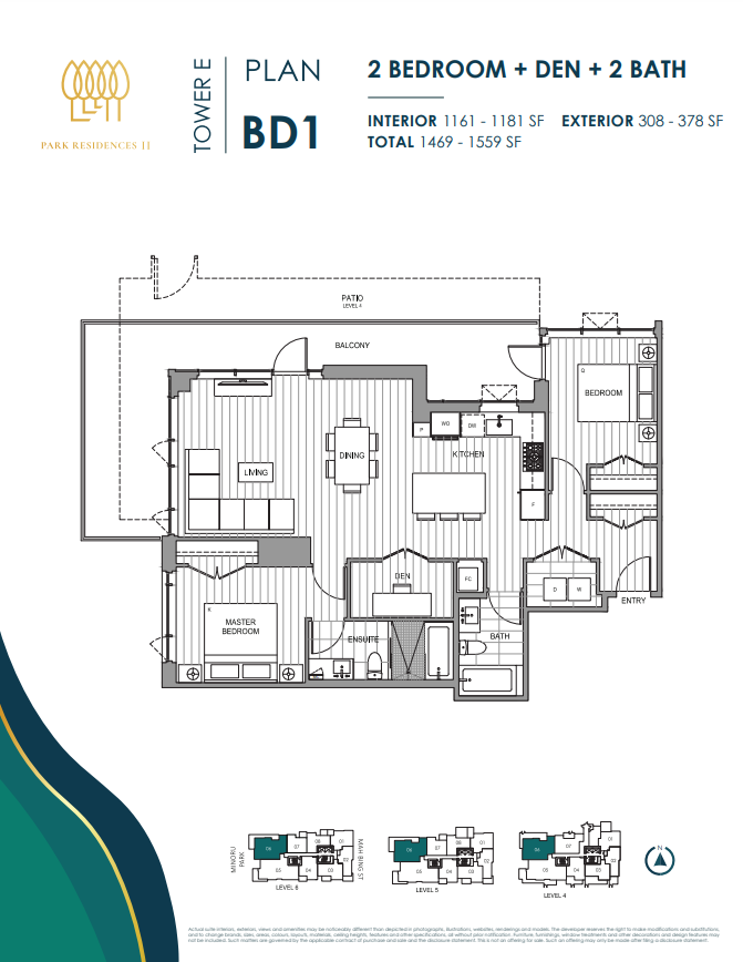 Park Residences II | BD1 | Floor Plans and Pricing