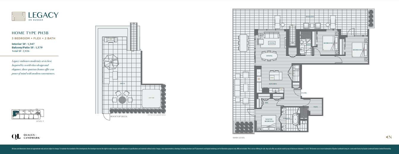 Legacy on Dunbar - PH3B Floor Plan, Vancouver BC | Livabl