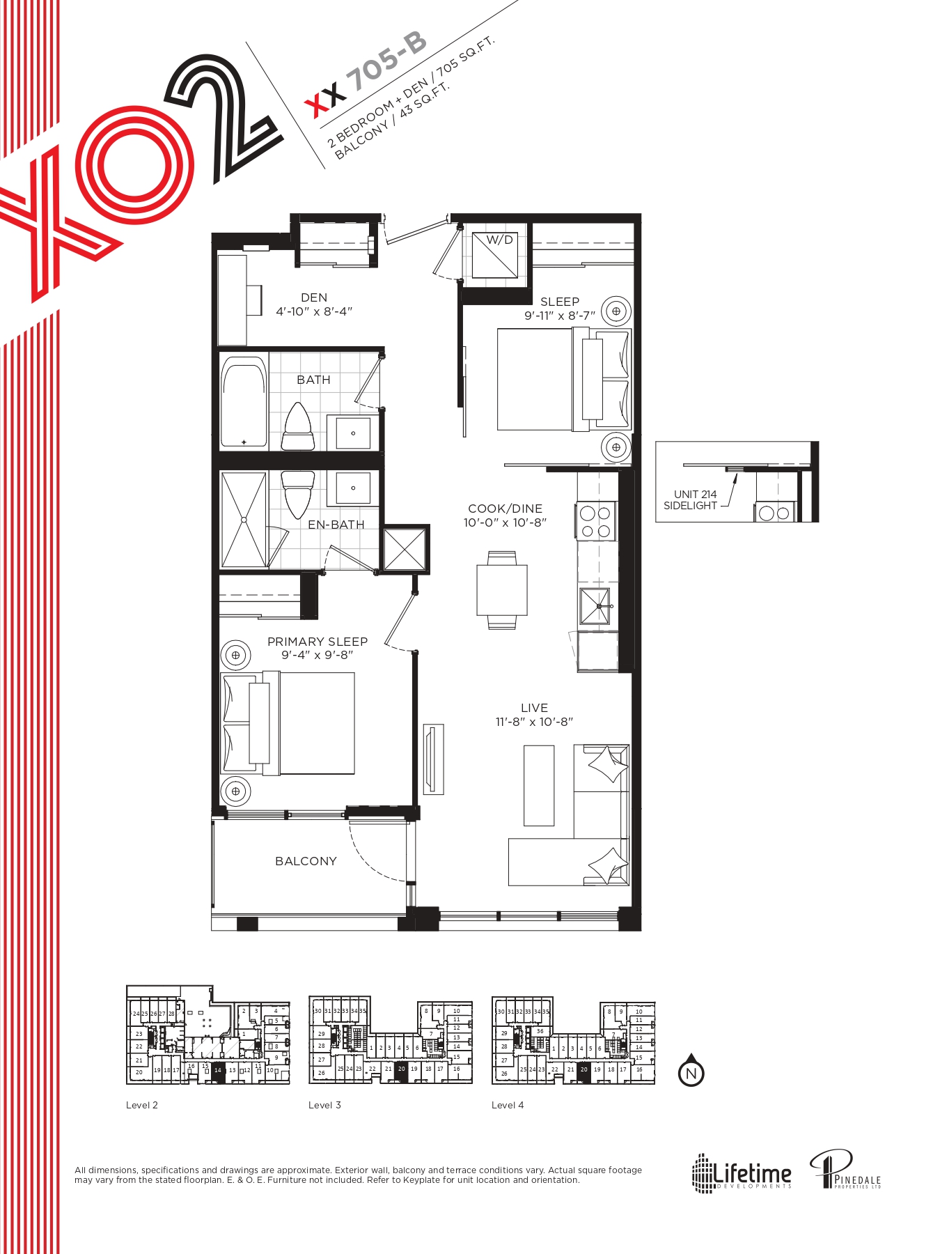 XO2 Condos - 705-B Floor Plan, Toronto ON | Livabl