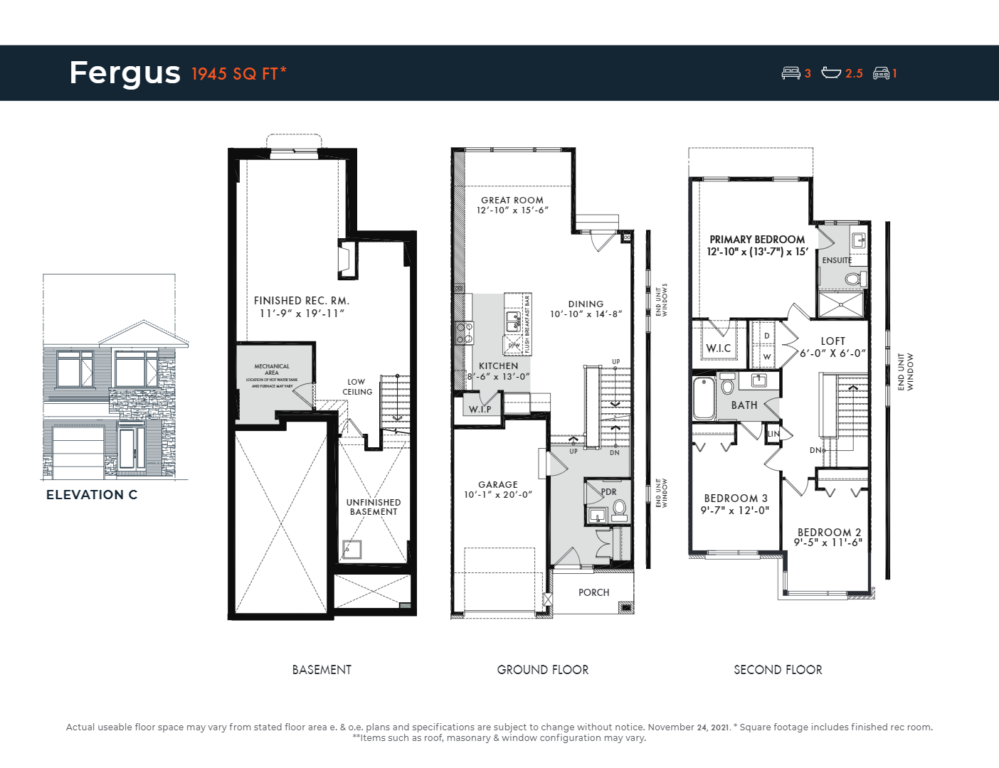 Mapleton | Fergus | Floor Plans and Pricing