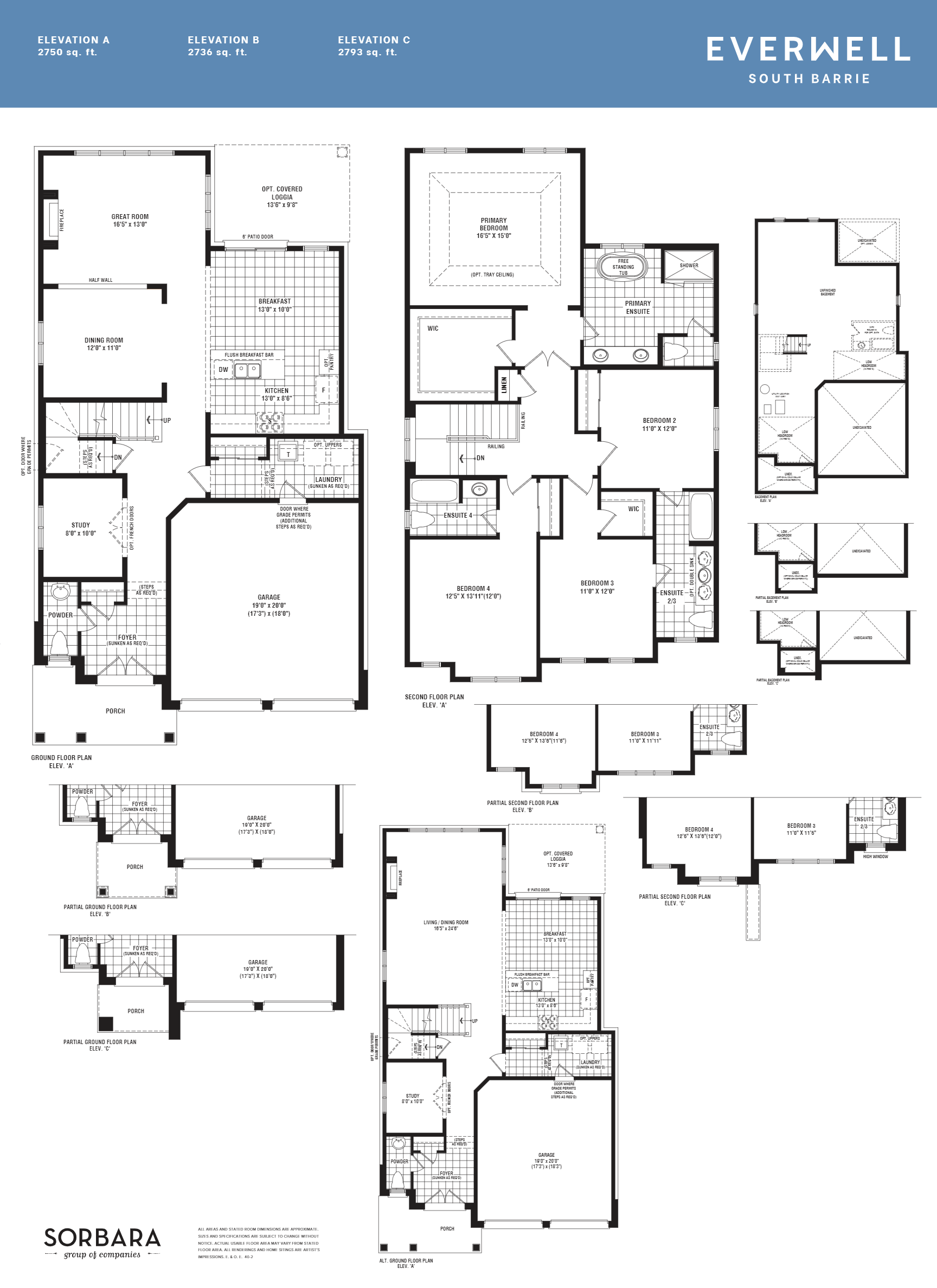 Everwell - Lockhart B Floor Plan, Barrie ON | Livabl