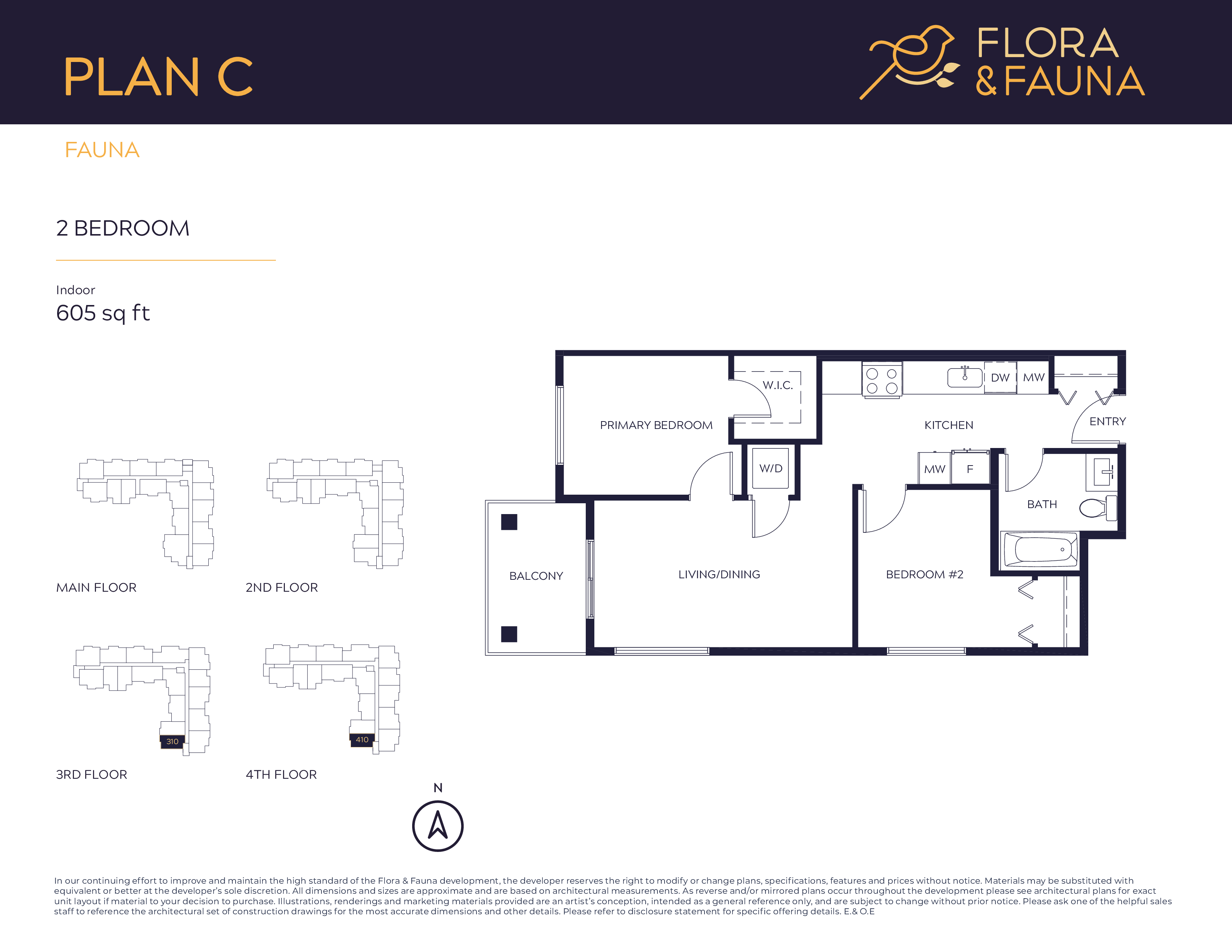Flora & Fauna | C | Floor Plans and Pricing