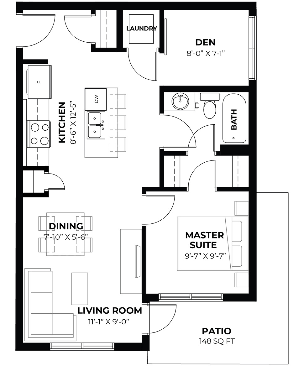Quesnay at Currie | Rubino A | Floor Plans and Pricing