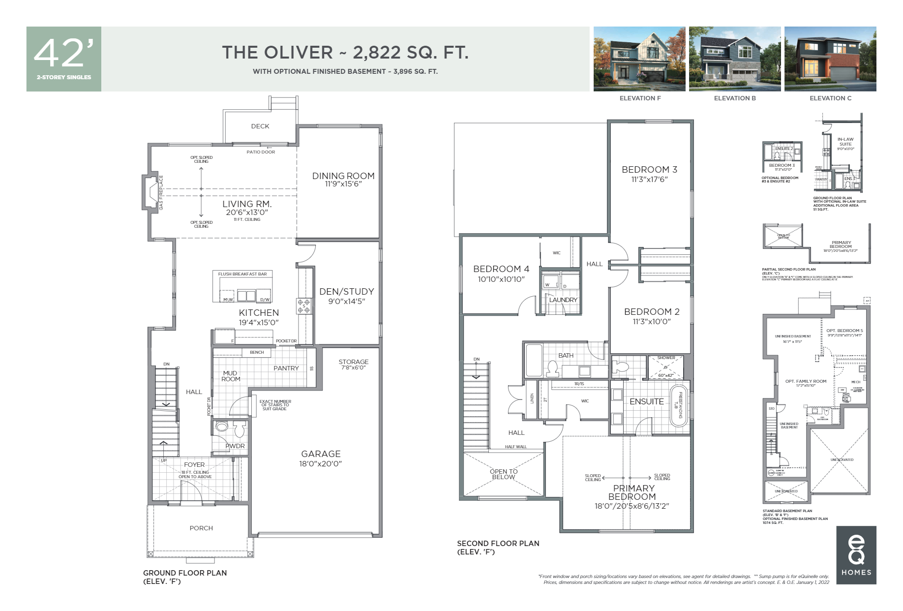 eQuinelle | The Oliver | Floor Plans and Pricing