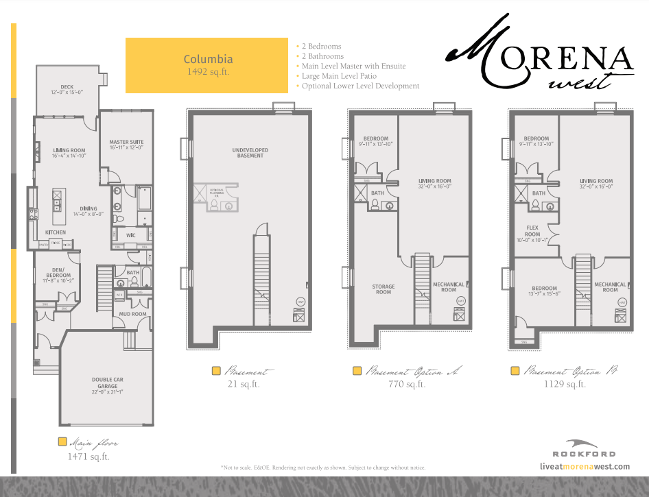 Morena West | 107 Sierra Morena Manor SW | Floor Plans and Pricing