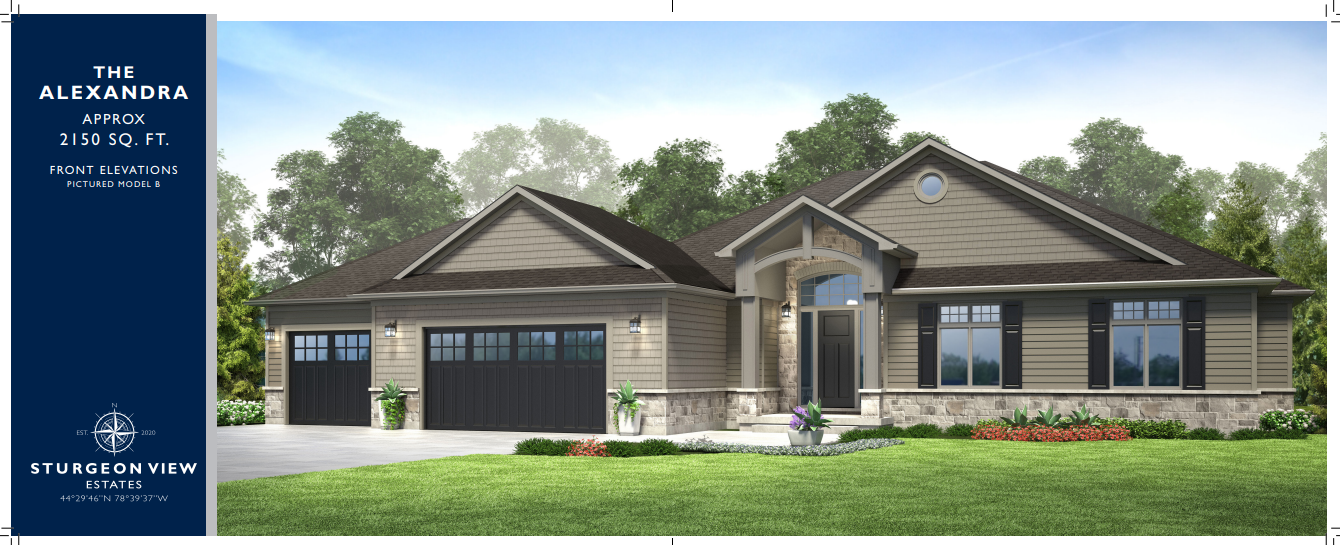 Sturgeon View Estates | THE ALEXANDRA | Floor Plans and Pricing