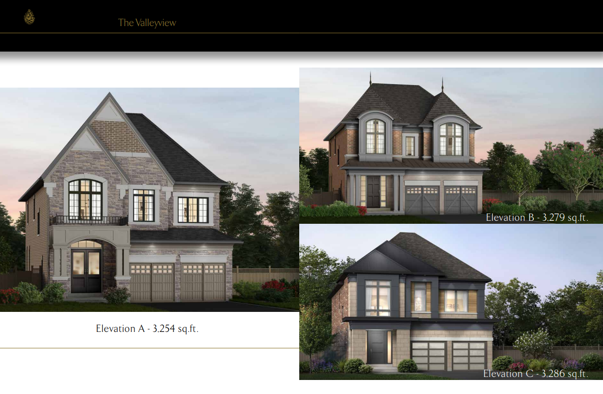 Pine Valley - The Valleyview Floor Plan, Vaughan ON | Livabl