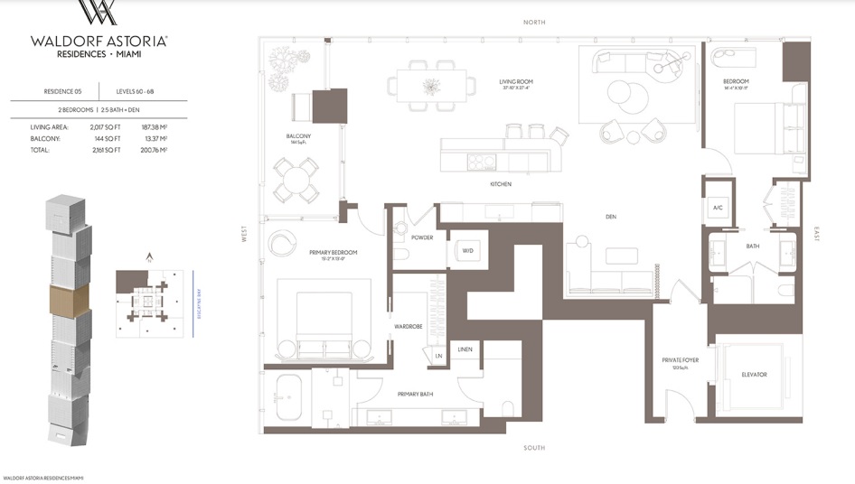 Waldorf Astoria Hotel and Residences | Line 05 | Floor Plans and Pricing
