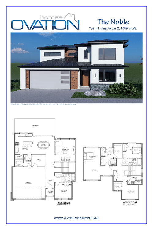 Estates at University Heights - The Noble Floor Plan, Kelowna BC | Livabl
