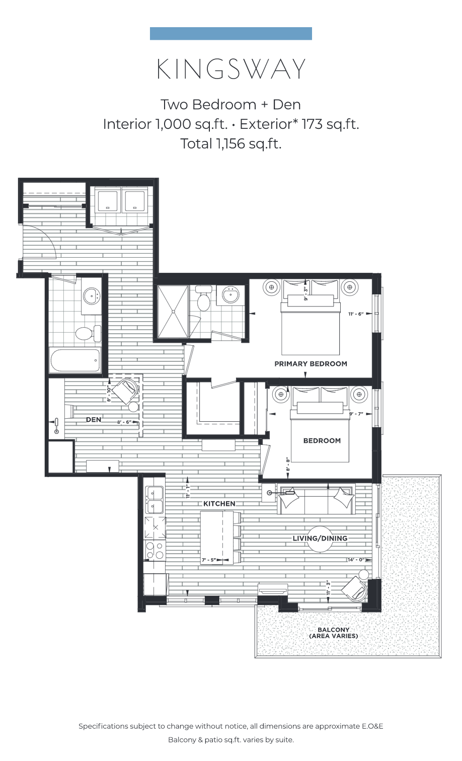 Century Condos - Kingsway Floor Plan, Grimsby ON | Livabl