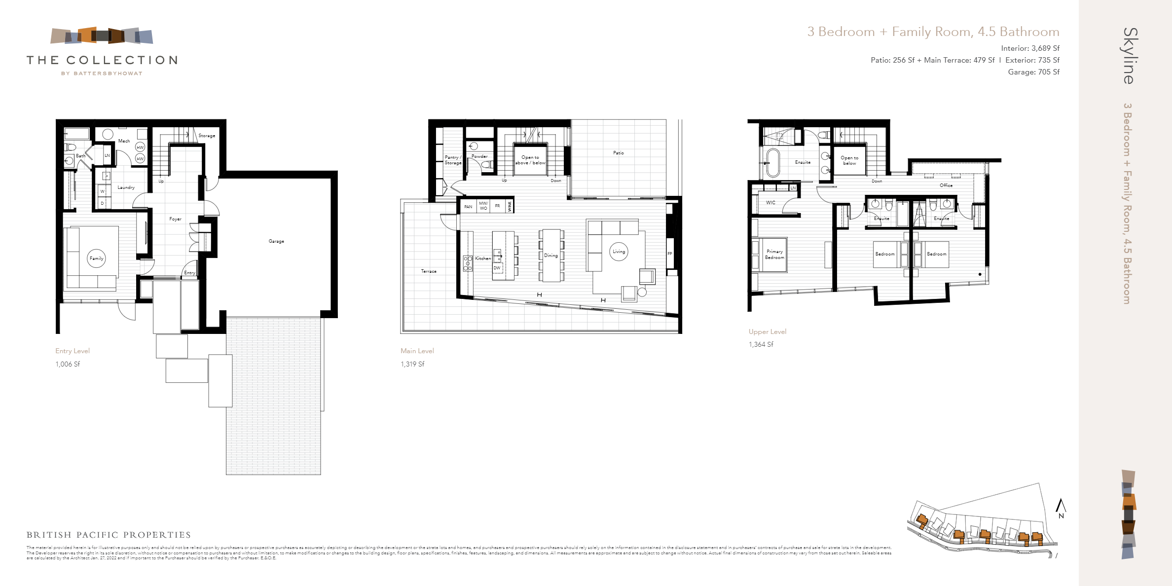 The Collection - Skyline Floor Plan, West Vancouver BC | Livabl