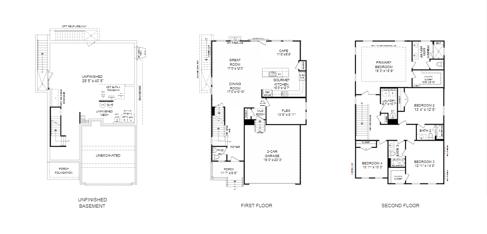Magnolia floor plan at Hillside at Broadlands in Ashburn, VA