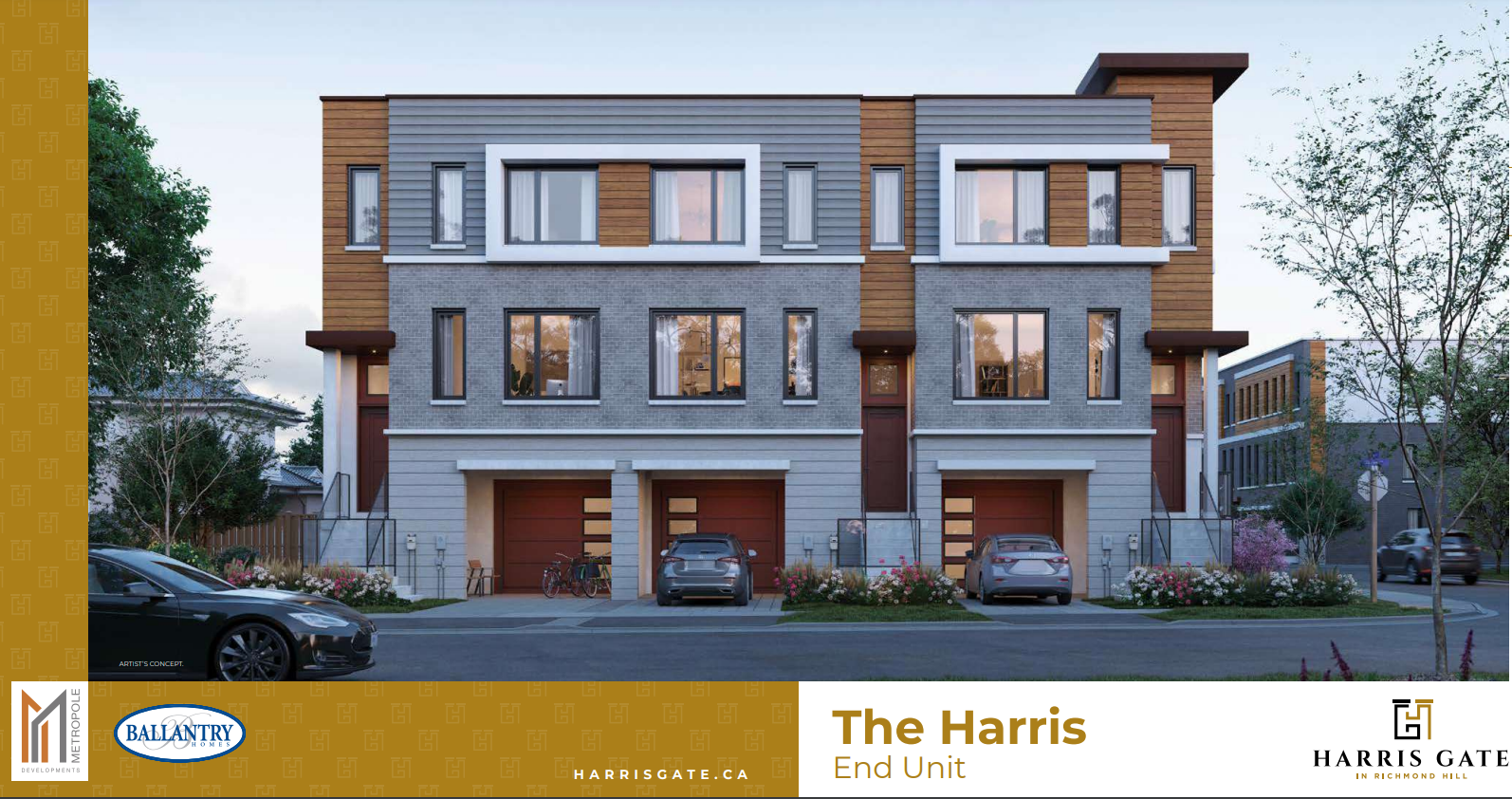 Harris Gate - The Harris - End Floor Plan, Richmond Hill ON | Livabl