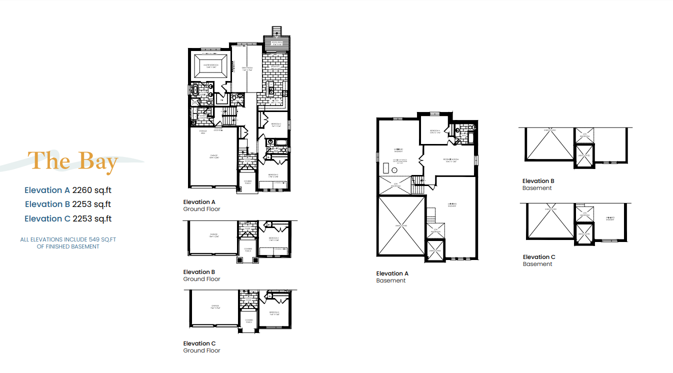 Shoreline Point - The Bay B Floor Plan, Wasaga Beach ON | Livabl