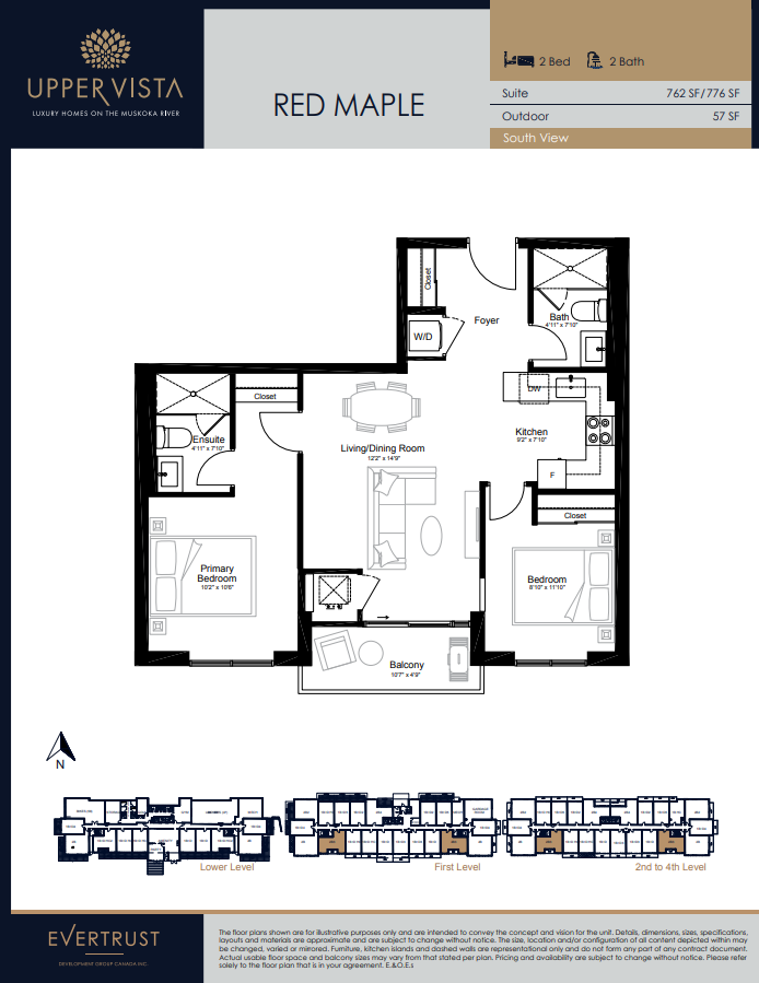Upper Vista Muskoka IV - Red Maple Floor Plan, Bracebridge ON | Livabl