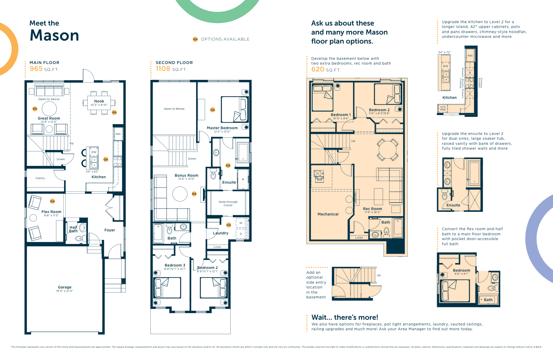 Rangeview - Mason Floor Plan, Calgary AB | Livabl