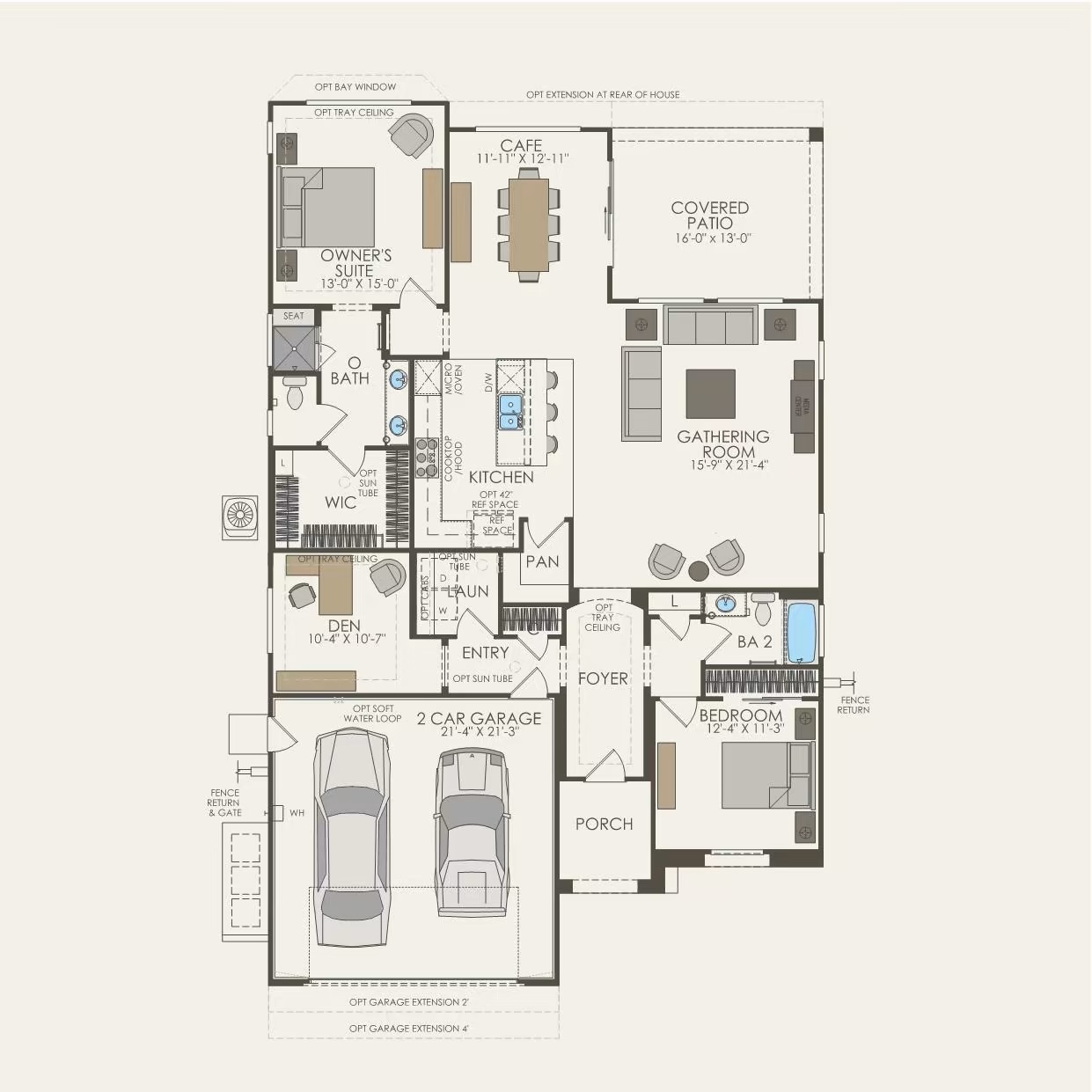 Del Webb at Rancho Mirage | 55 Zinfandel | Floor Plans and Pricing