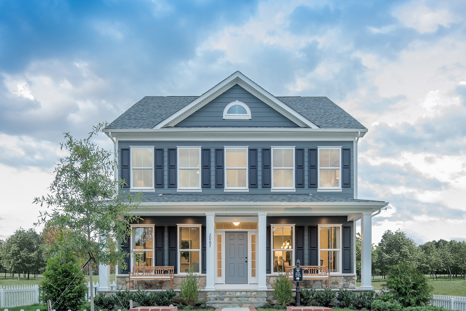 Mitchell floor plan at Courthouse Commons Single-Family Homes in ...