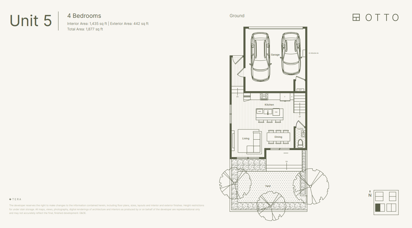 OTTO - UNIT 5 Floor Plan, Richmond BC | Livabl
