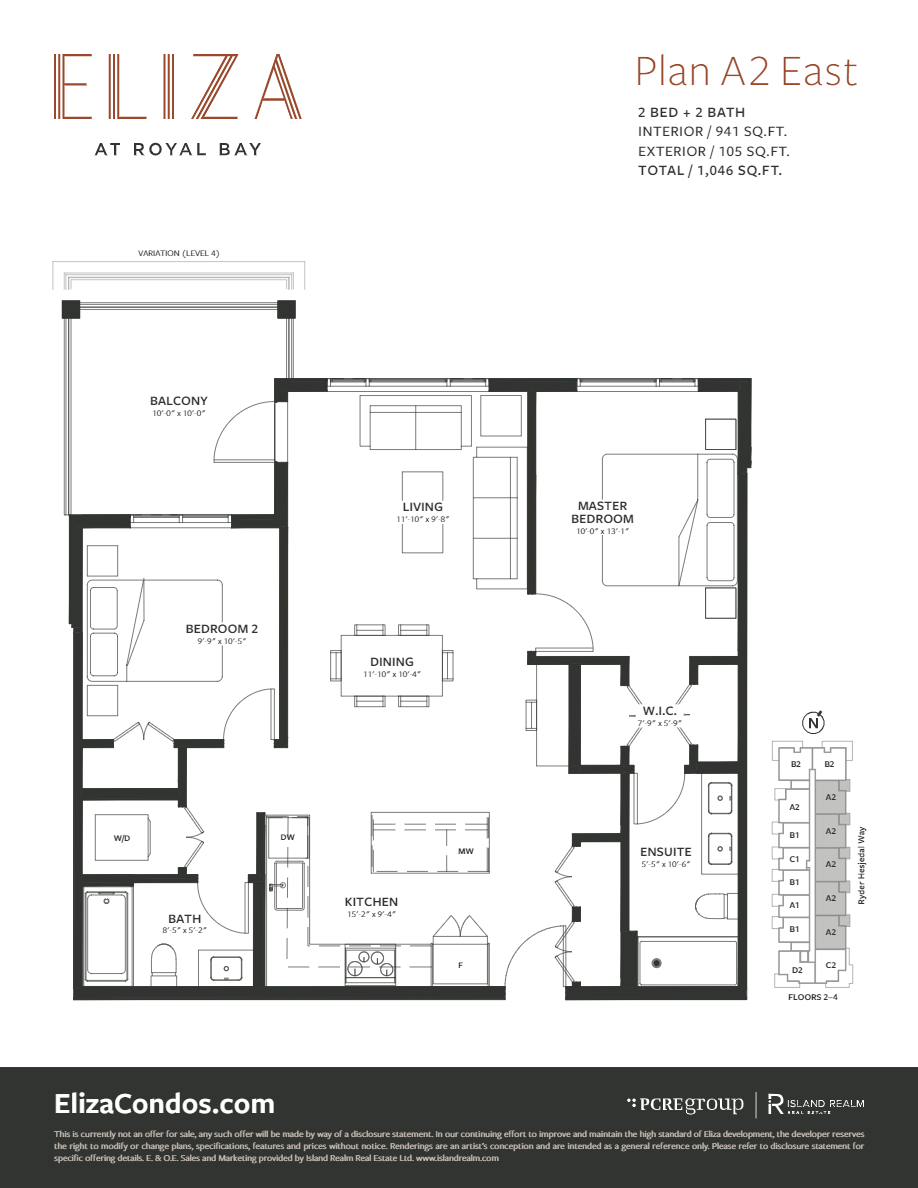 Eliza | A2 East | Floor Plans and Pricing