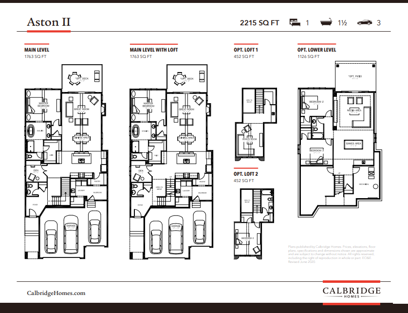 Cranston's Riverstone | Aston II | Floor Plans and Pricing