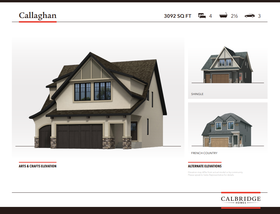 Cranston's Riverstone | Callaghan | Floor Plans and Pricing