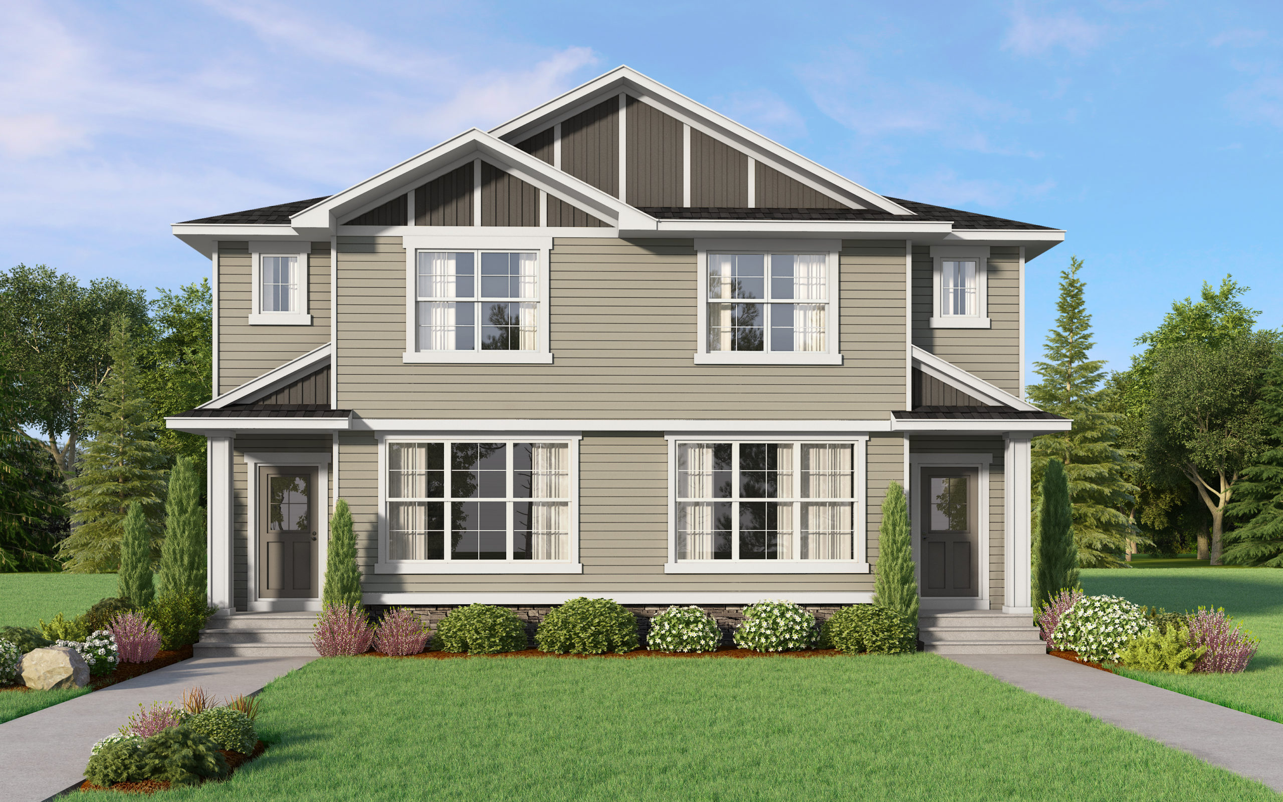 Monterey floor plan at Ambleton in Calgary, AB