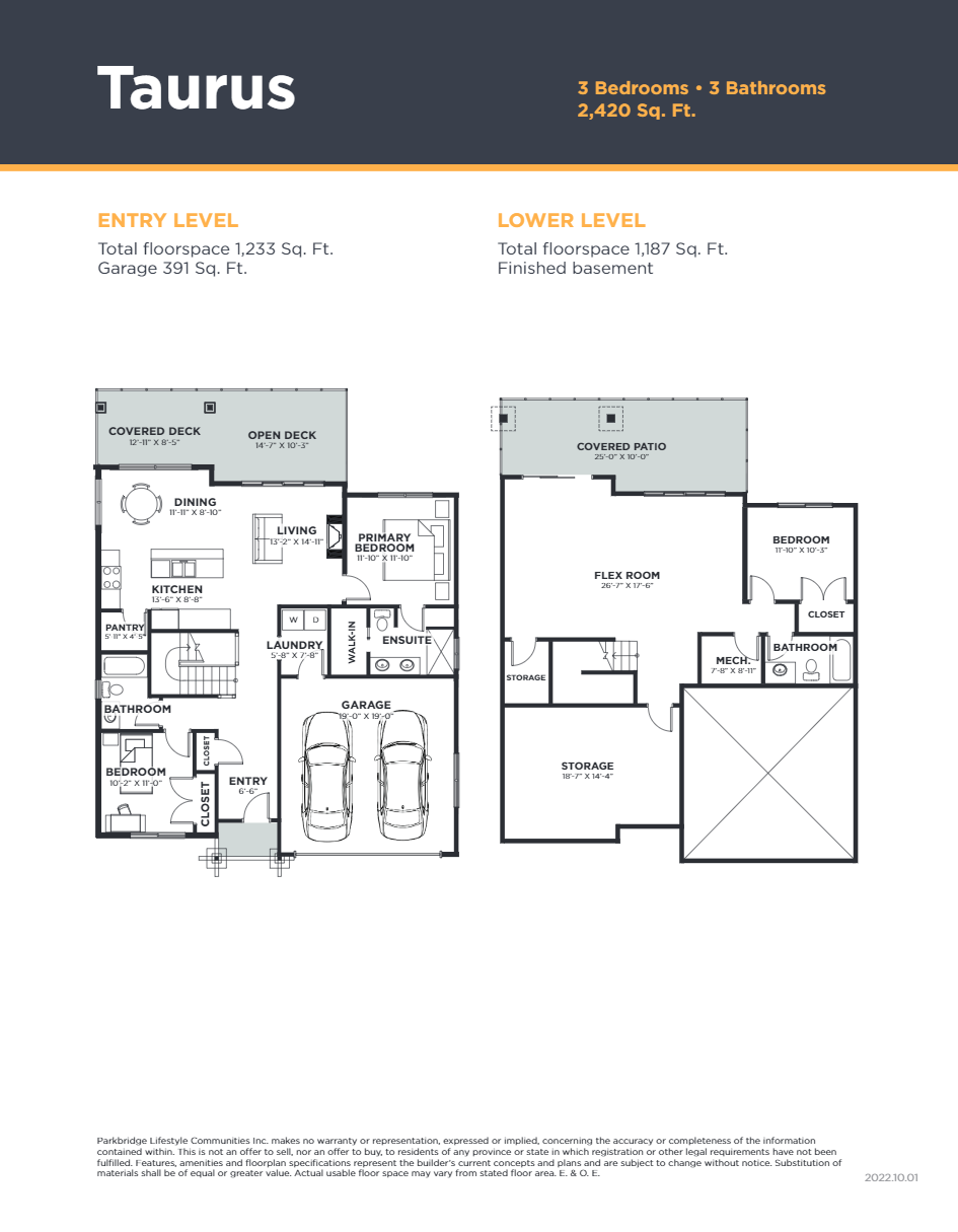 Solstice at Tower Ranch | Taurus | Floor Plans and Pricing
