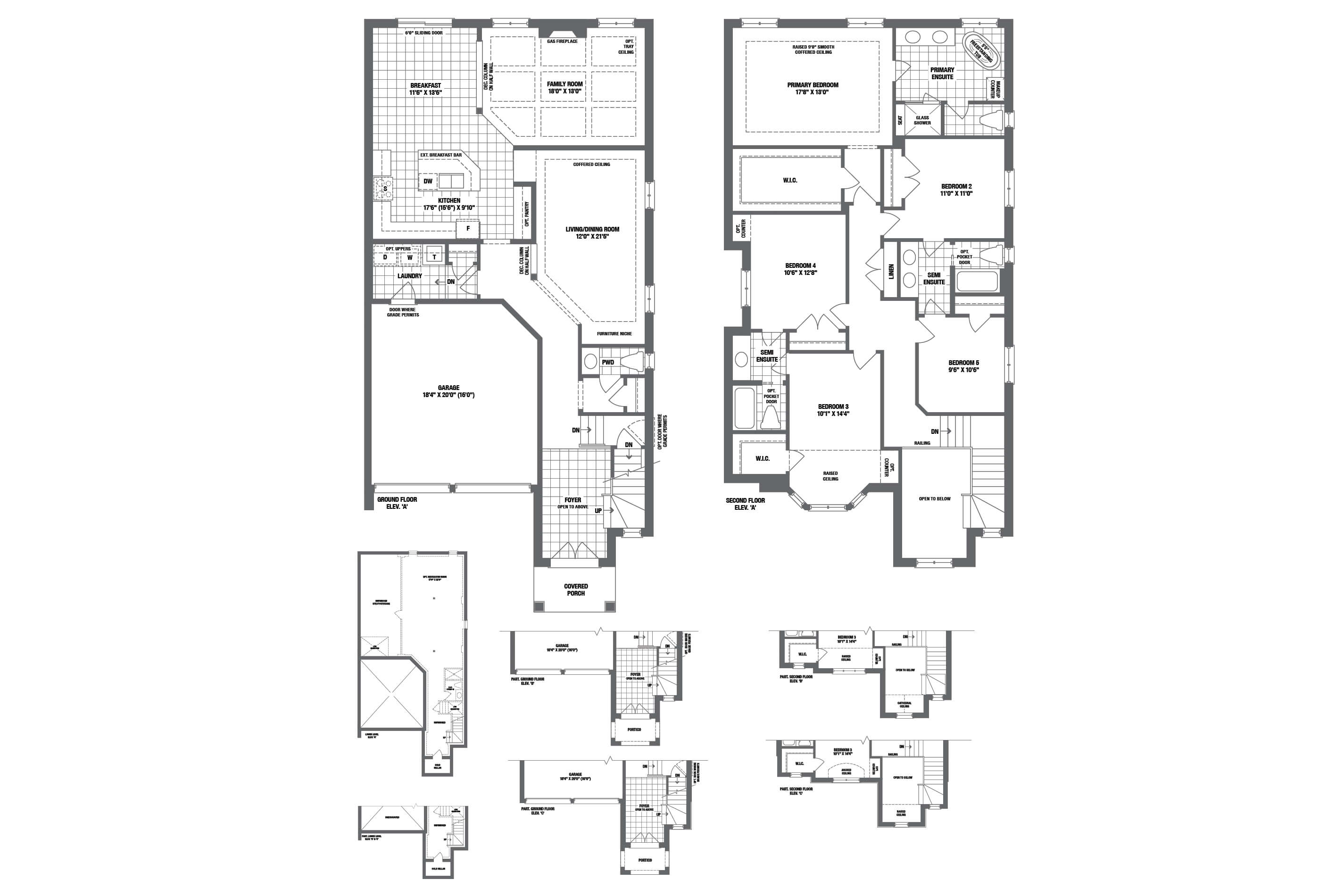Mayfield Collection - Willoughby - Elev. C Floor Plan, Town Of Caledon ON | Livabl