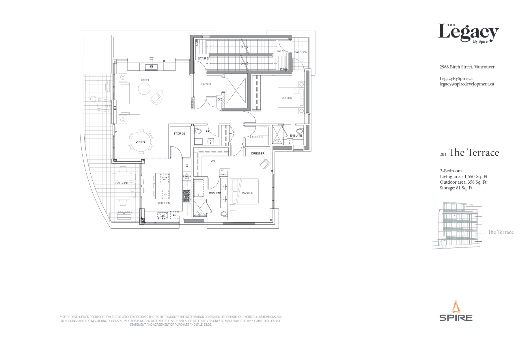 The Legacy by Spire | The Terrace | Floor Plans and Pricing