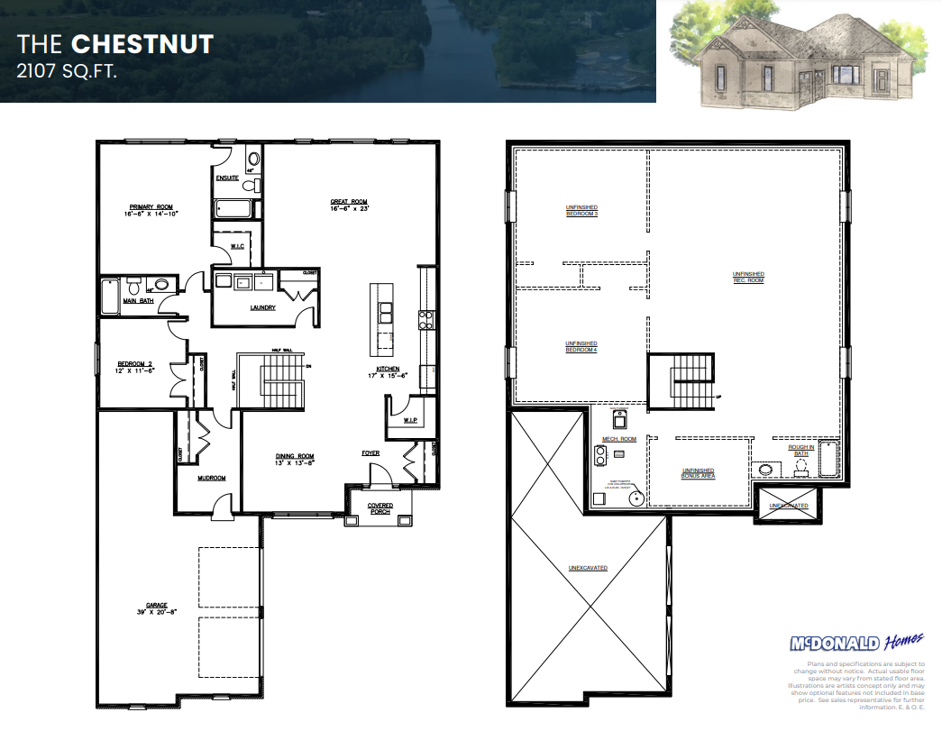 Haven on the Trent River - THE CHESTNUT Floor Plan, Harcourt ON | Livabl