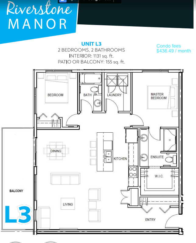 Riverstone Manor Building 1 | L3 | Floor Plans and Pricing
